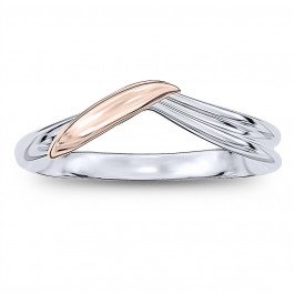 True Love Ring in 18K White & Rose Gold